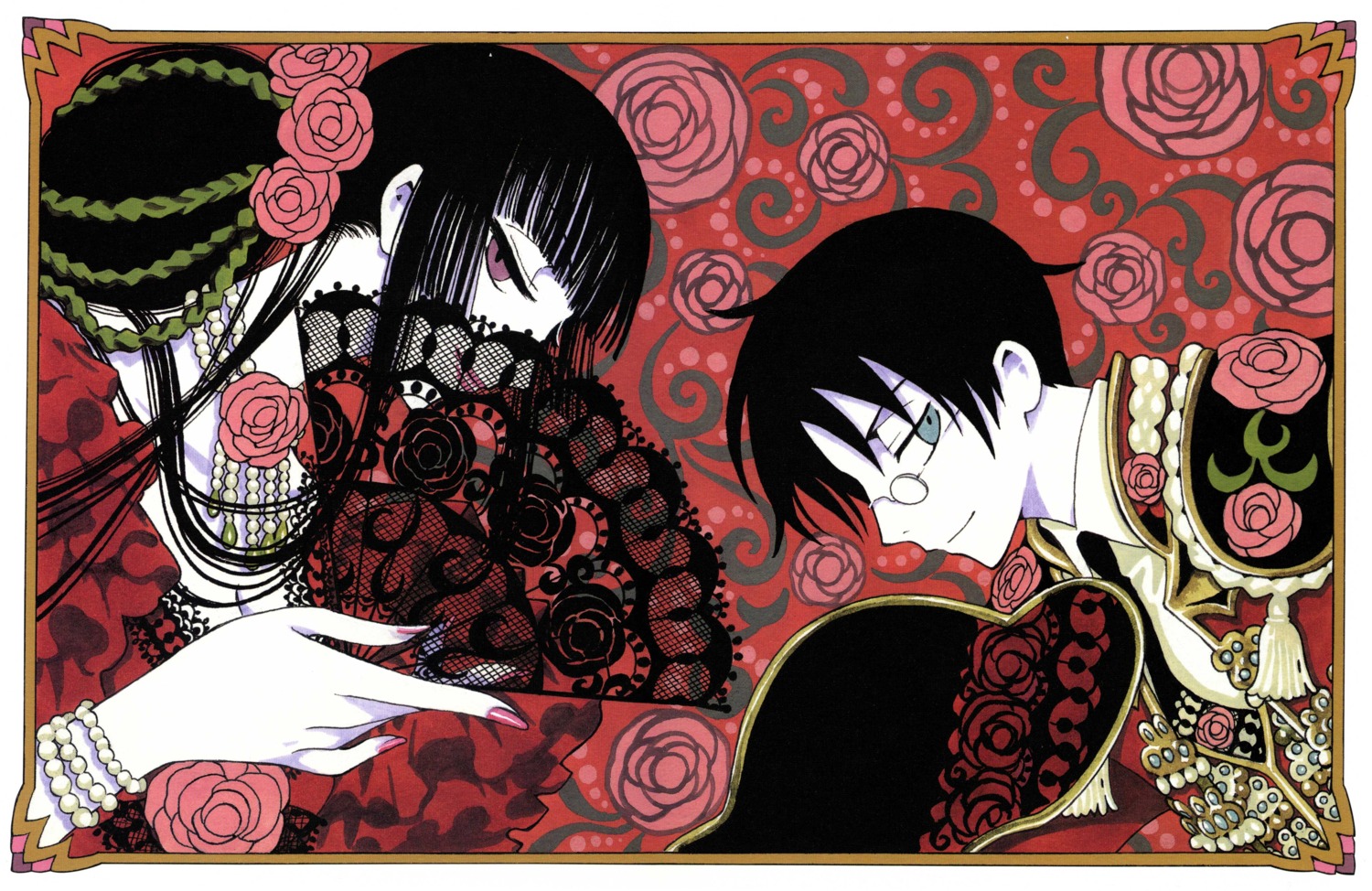 clamp xxxholic ichihara yuuko watanuki kimihiro | #23551 | yande.re